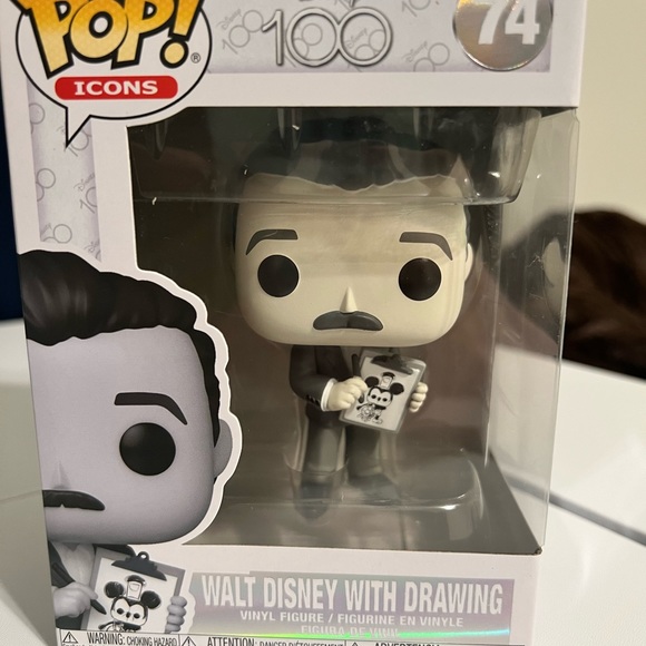 Funko | Other | Disney 0 Anniversary Funko Pop Walt Disney With Drawing ...